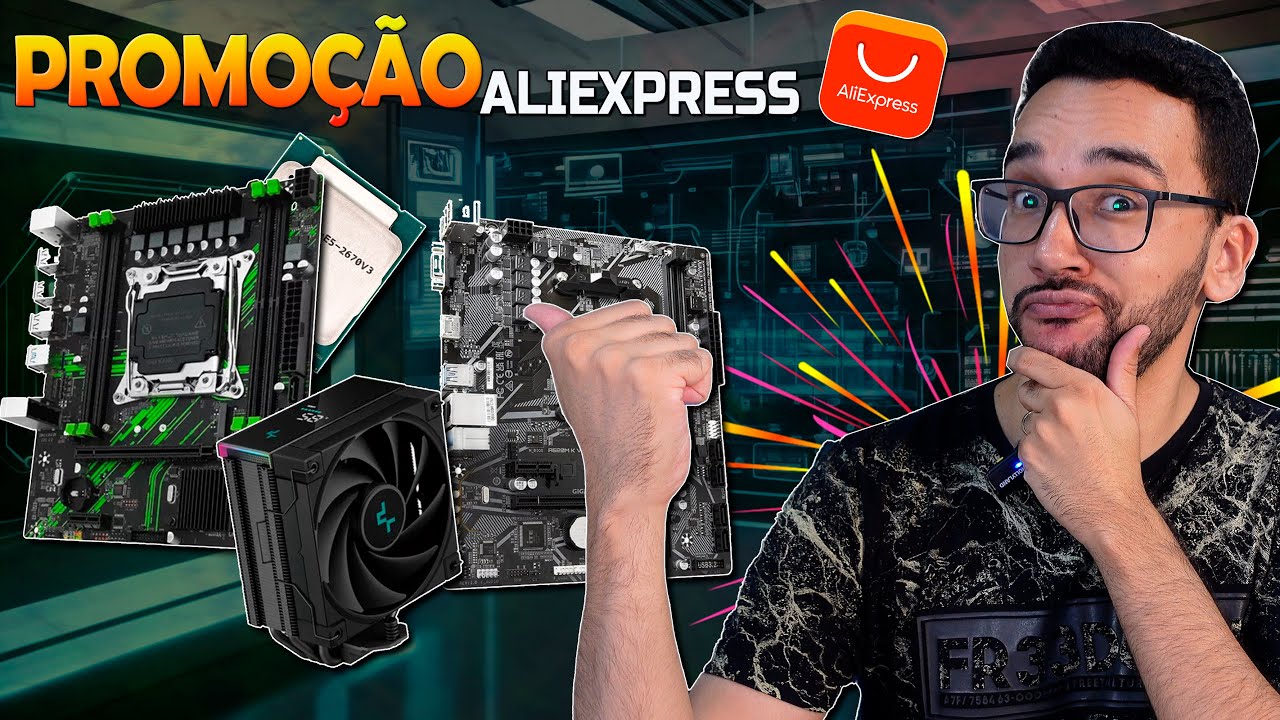 AO VIVO! Promoção Verão AliExpress - Tem GPU no BRASIL e até FONTE ...