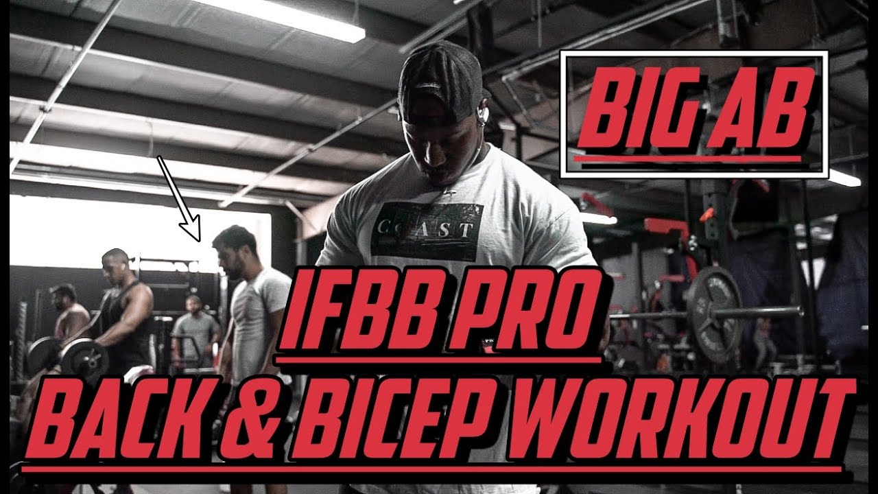 IFBB PRO ABNER LOGAN || BACK & BICEP WORKOUT - YouTube