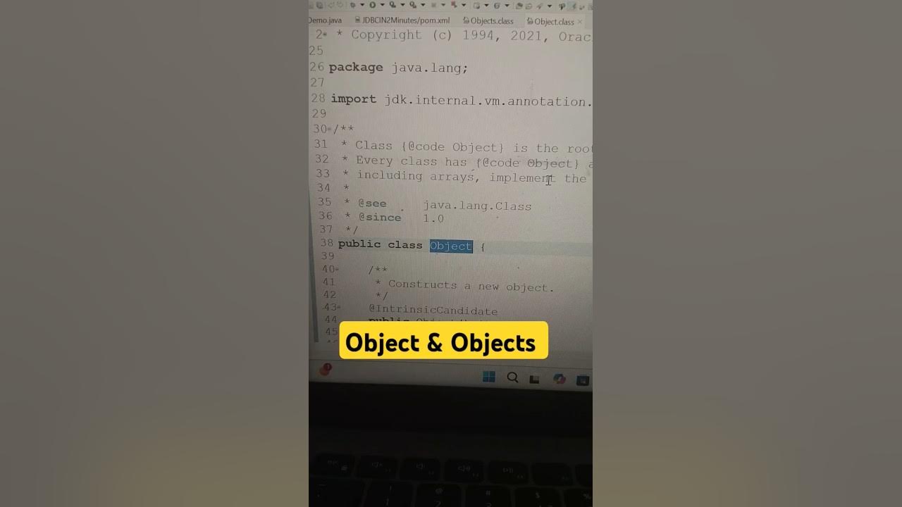 Object And Objects Difference Java Interview Questions Javainterview Aadiandjava Java Shorts