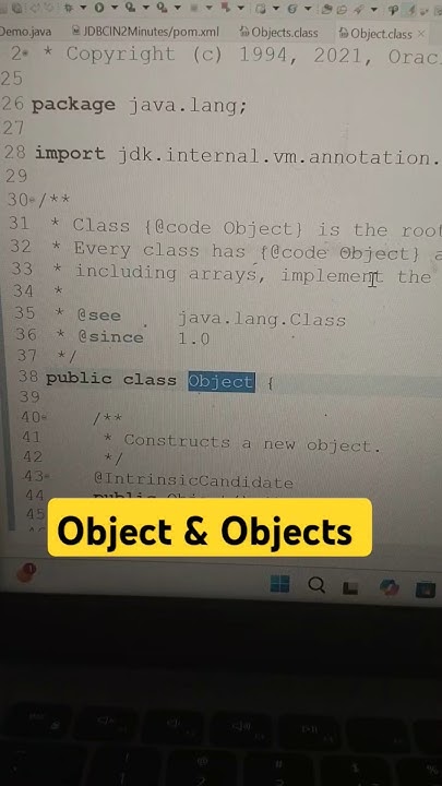 Object And Objects Difference Java Interview Questions Javainterview Aadiandjava Java Shorts