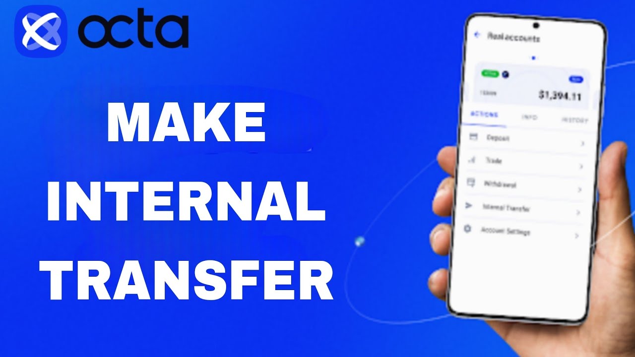 How To Make Internal Transfer On Octa App - YouTube