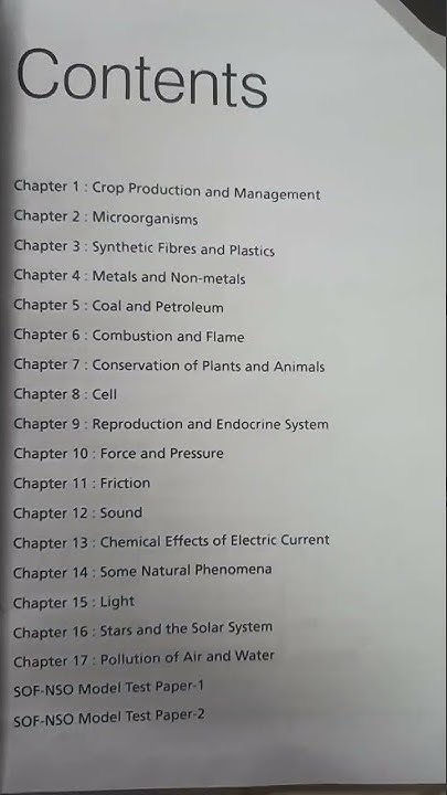 Class 8 science Olympiad prep guide - YouTube