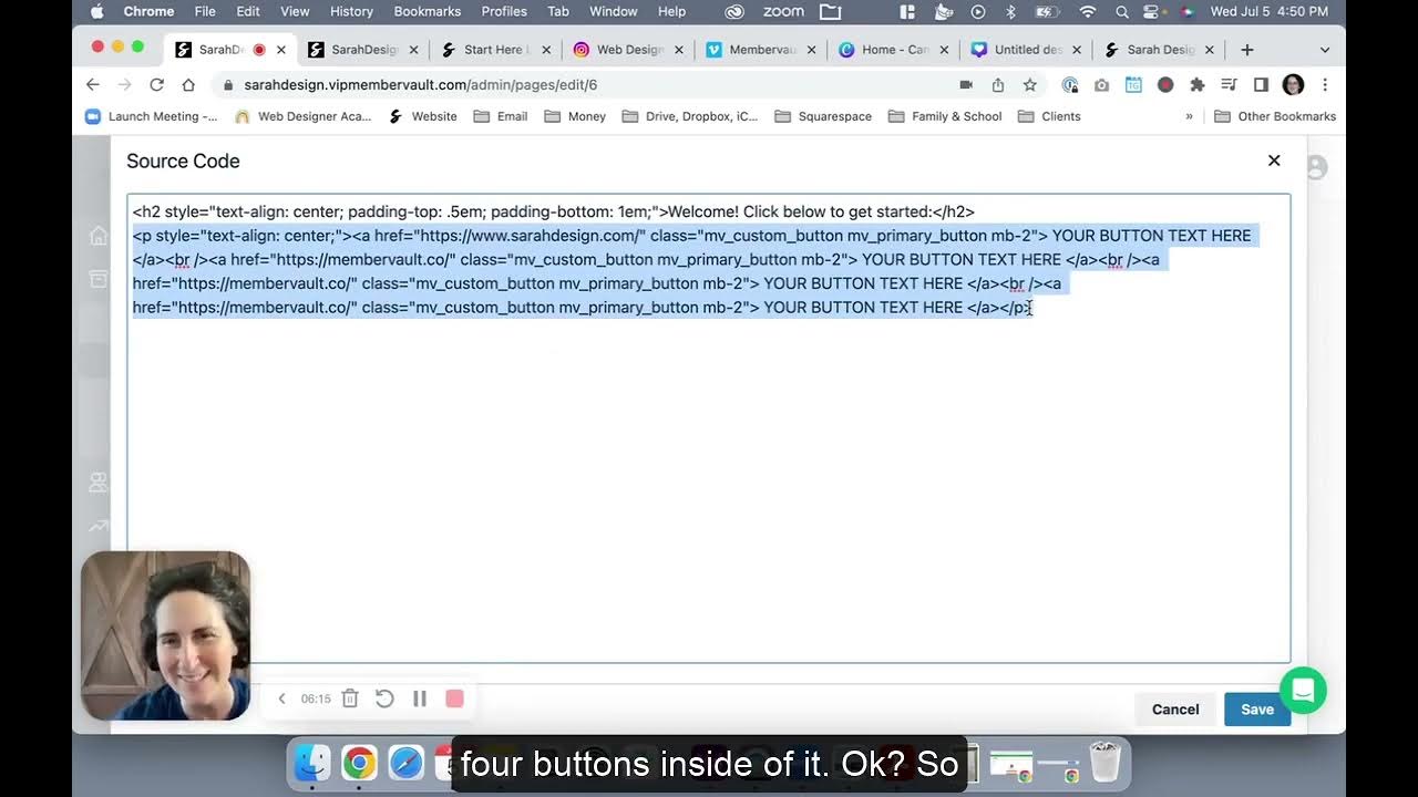 MemberVault Links Page Template Tutorial - YouTube