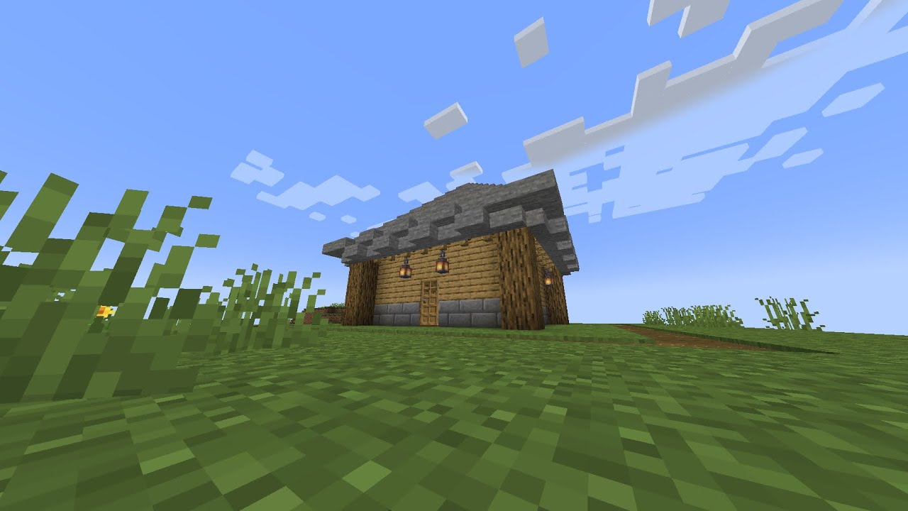 How to build a simple house [Minecraft] - YouTube