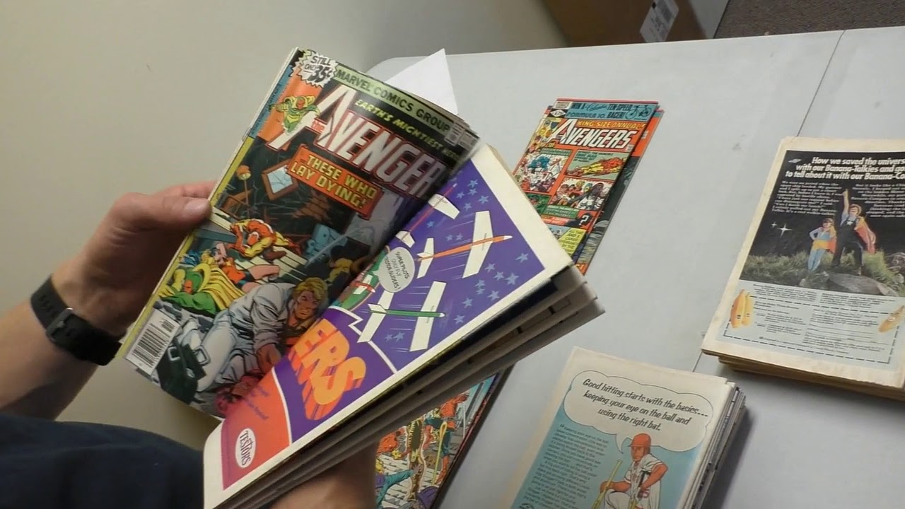 Vintage Comic Book Unboxing: Bronze Age Marvel Comics ...