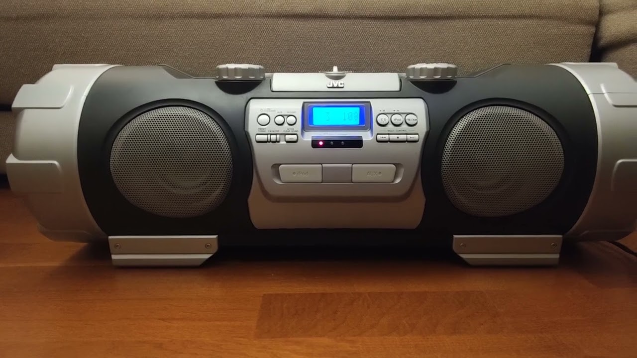 Jvc Boom box Rv-nb20 - YouTube
