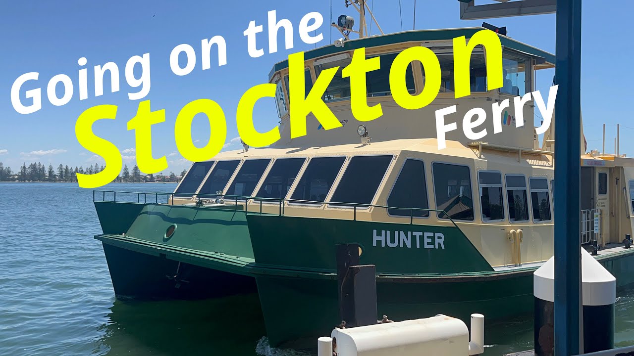 Going on the Stockton Ferry - YouTube