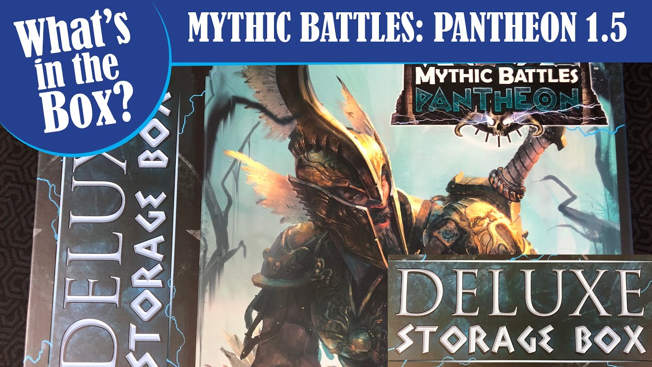 DELUXE STORAGE BOX for Mythic Battles Pantheon 1.5 - YouTube