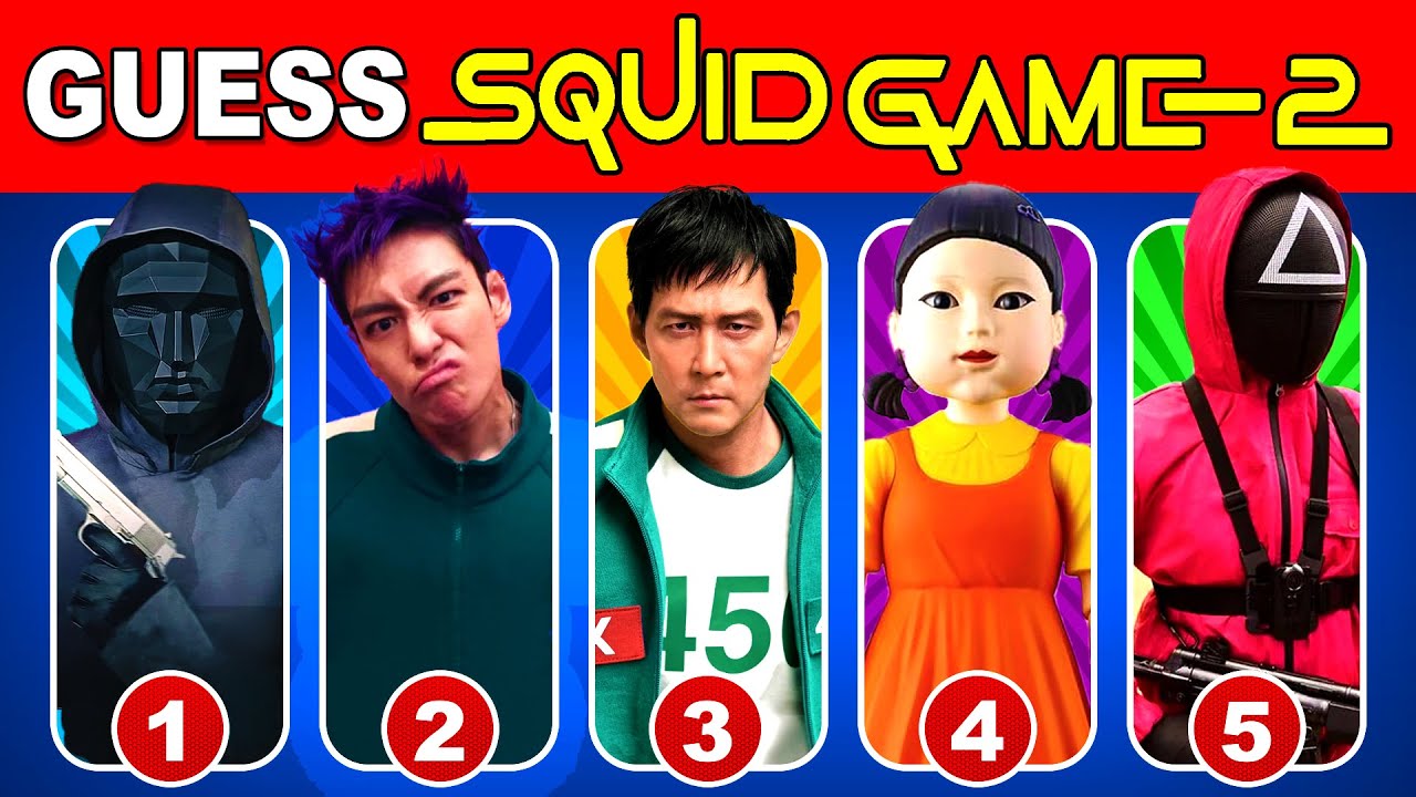 Guess Squid Game 2 Characters by Their Voice🔊 & Song ~ Squid Game ...