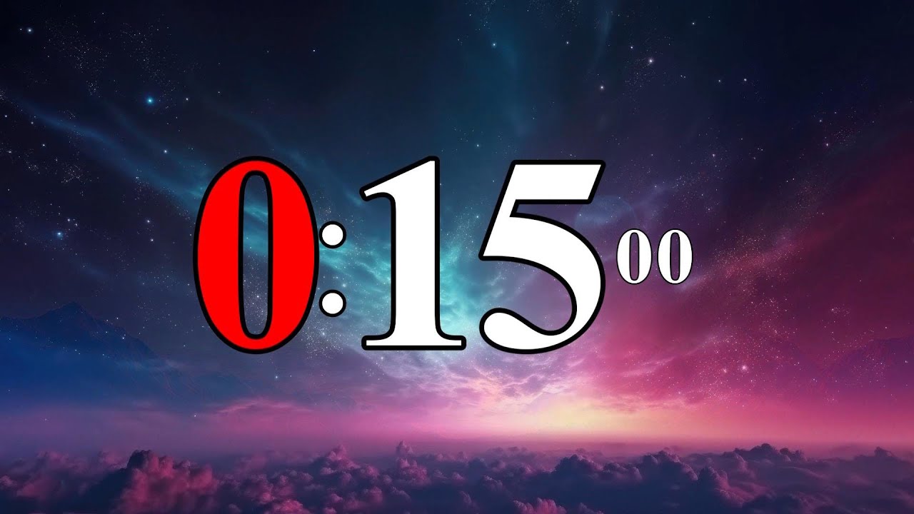 15 Minute Countdown Timer - Otherworldly Horizons - YouTube