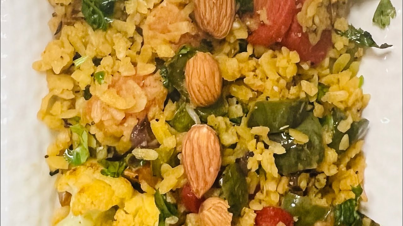 Mix veg poha recipe | healthy poha recipe | quick and easy to make ...