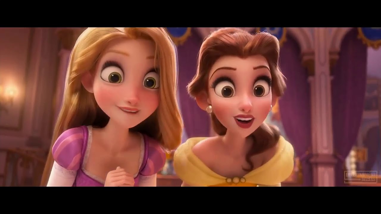Disney Princesses Scene WRECK IT RALPH 2 - YouTube