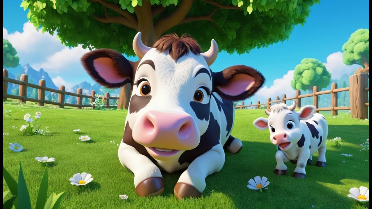 Baby Cow Say Moo Moo Moo | Fun Cow Song for Kids | Mooing Baby Cow ...