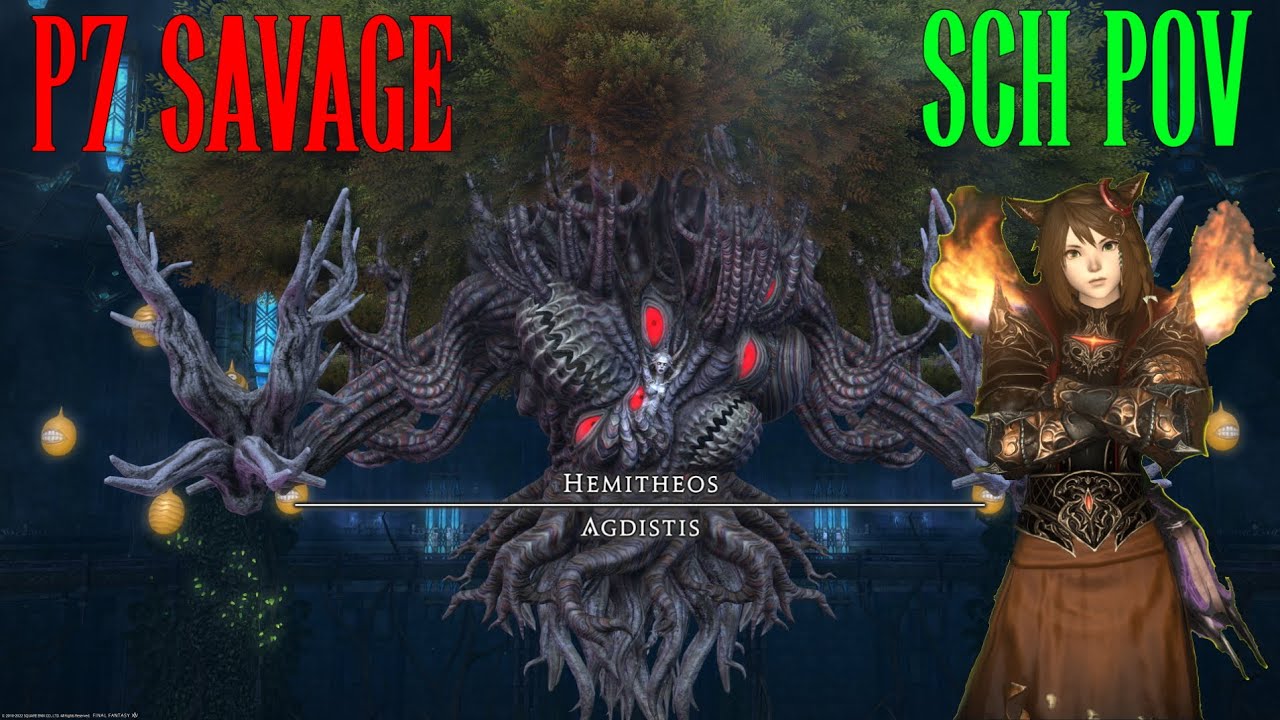 [FFXIV] Abyssos: The Seventh Circle (Savage) "P7S" - SCH PoV - YouTube