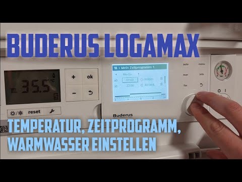 Gef 228 Hrte Kampf Bindung Buderus Heizung Warmwasser Einstellen