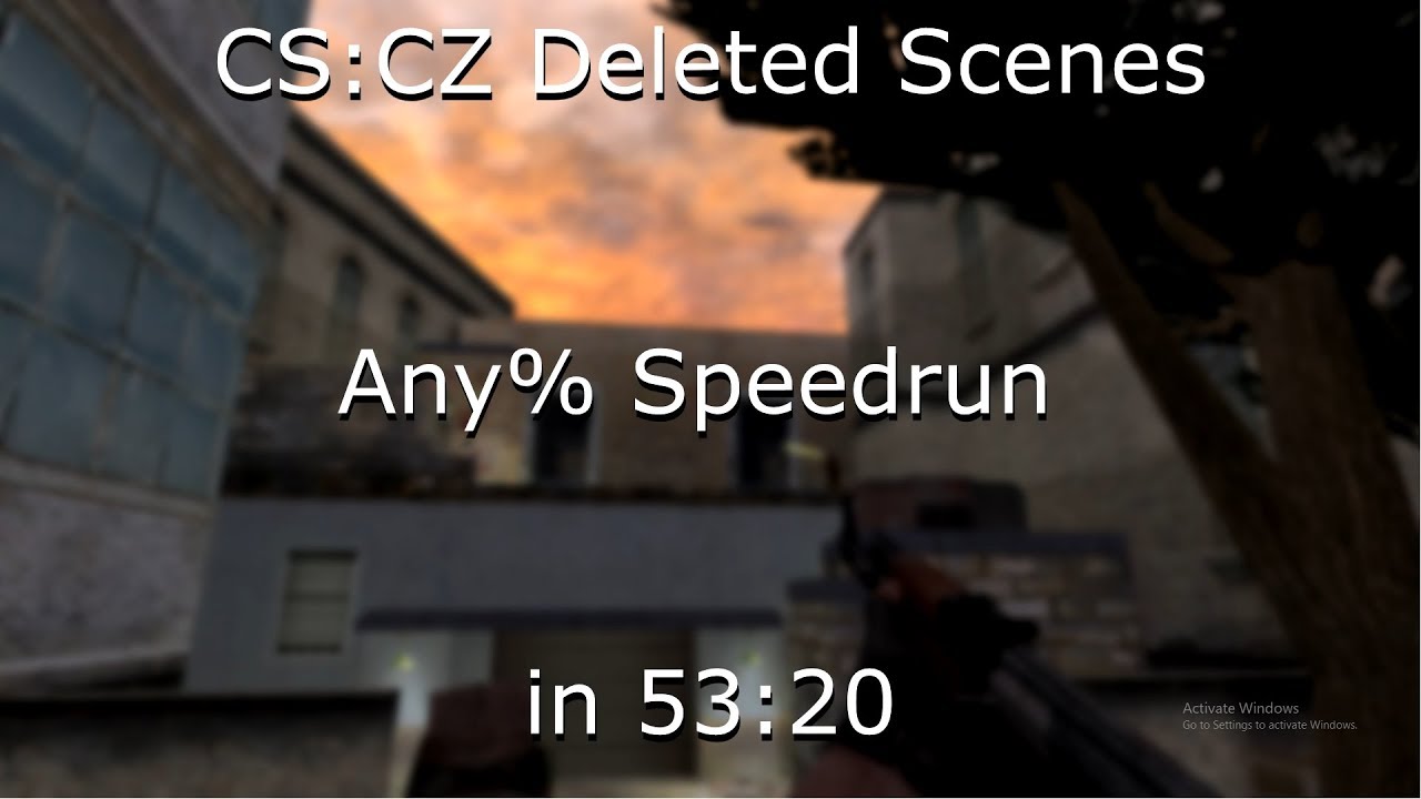 CS:CZ Deleted Scenes Any% Speedrun in 53:20 - YouTube