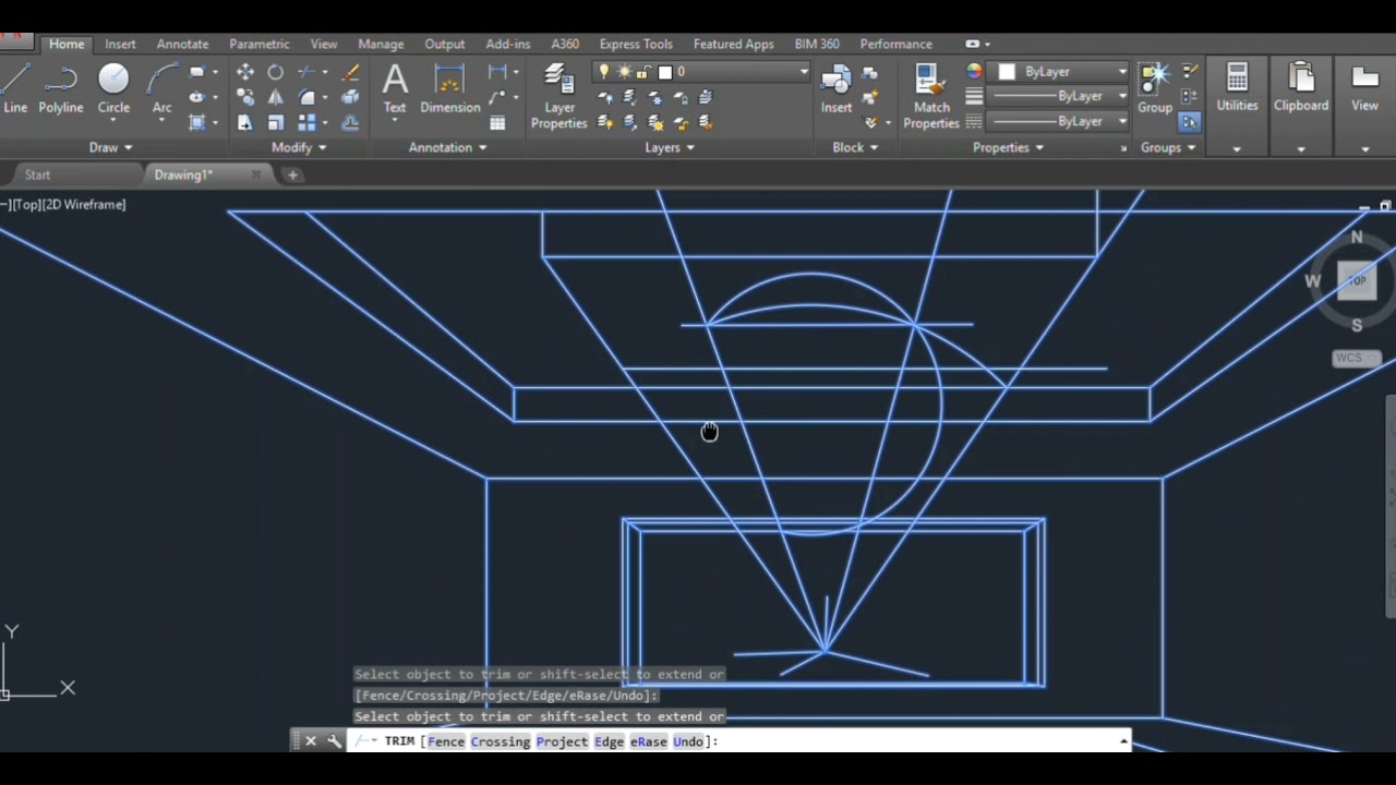 1 Point Perspective Drawing AutoCAD Tutorial 01 YouTube 1-point-perspective-drawing-autocad-tutorial-01-youtube