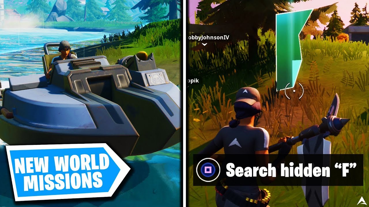 All NEW WORLD MISSIONS and REWARDS on Fortnite Chapter 2 Season 1 ...