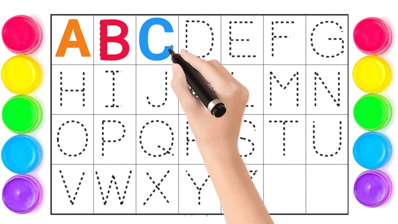 Tracing abc drawing alphabet dotted kudos, abcdefgh, how to read ...