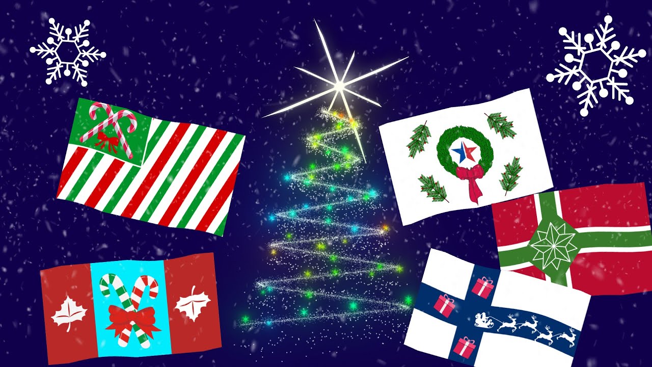 Christmas flags. Part 1 | Fun with flag - YouTube