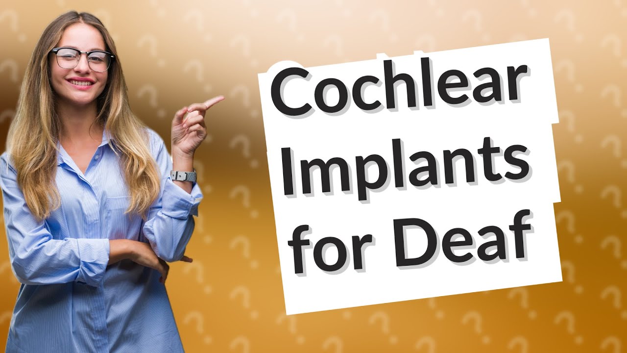 Can fully deaf people hear with cochlear implants? - YouTube