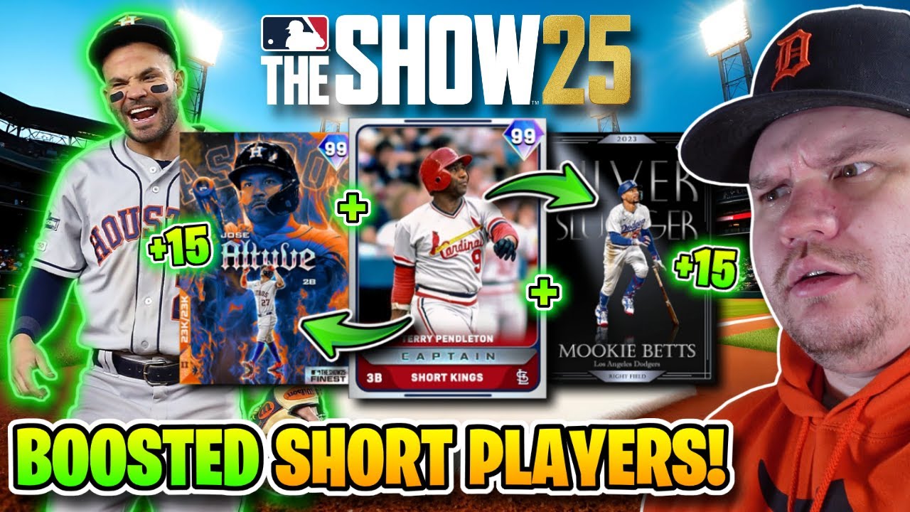 I BOOSTED THE SHORTEST PLAYERS ON MLB THE SHOW 25! - YouTube