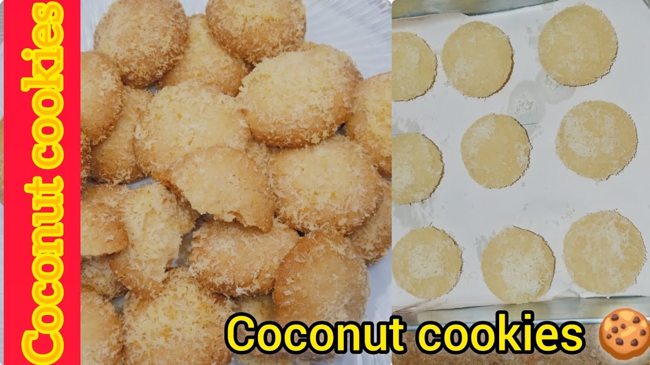 home made! coconut 🥥 cookies |without ovennad bitter |by Cooks corner ...