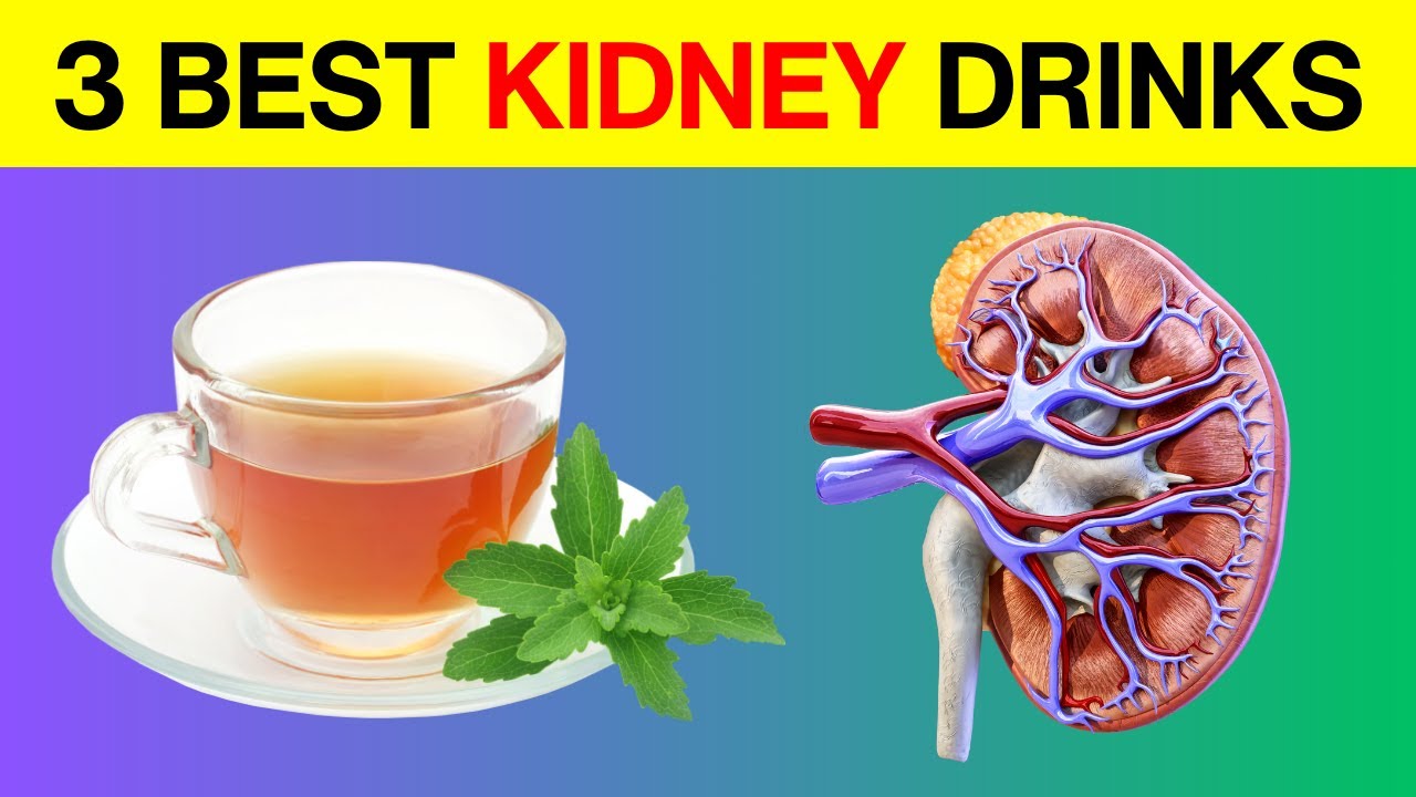 3 BEST Natural Drinks for your Kidney Health - YouTube