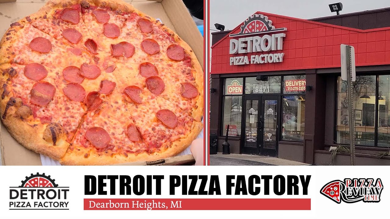 PIZZA REVIEW TIME 🍕 - Detroit Pizza Factory (Dearborn Heights, MI ...