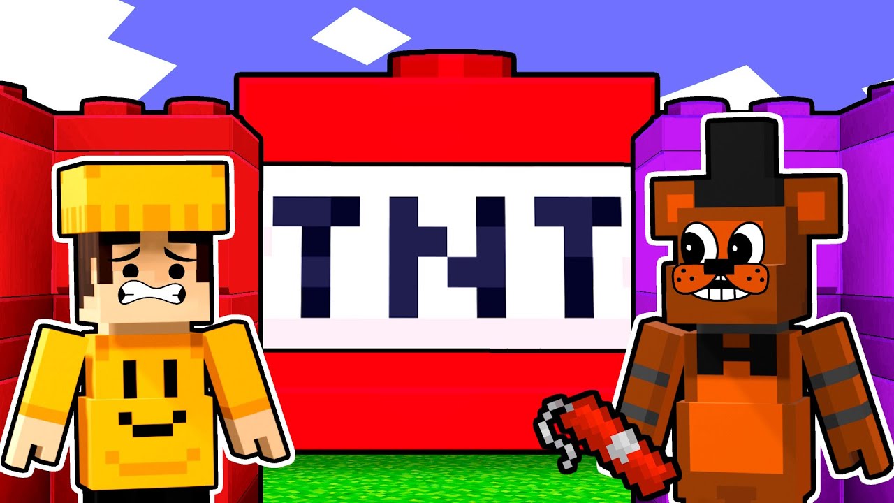 Build To Survive LEGO TNT In Minecraft! - YouTube