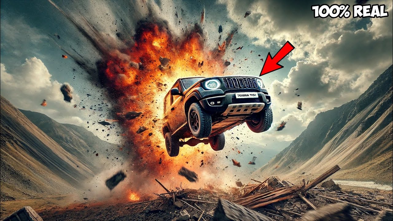 4x4 Flying Thar 🤯 ||Durability Test|| - YouTube