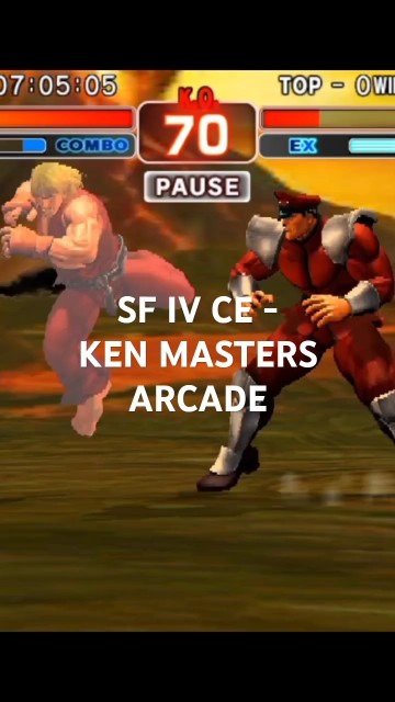 SF IV CE - KEN MASTERS ARCADE #streetfighter4 #streetfightergameplay # ...