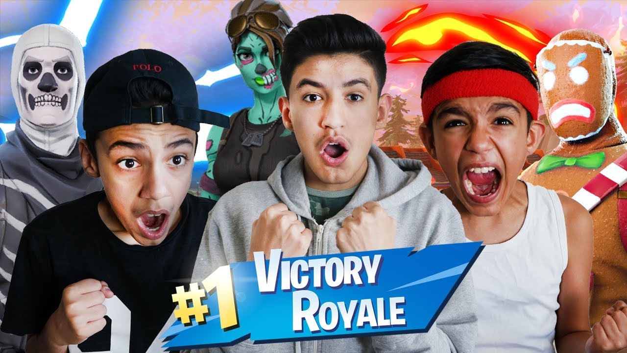 OUR SKINS ARE UNSTOPPABLE! Fortnite RARE SKINS Squad Win With Brothers ...