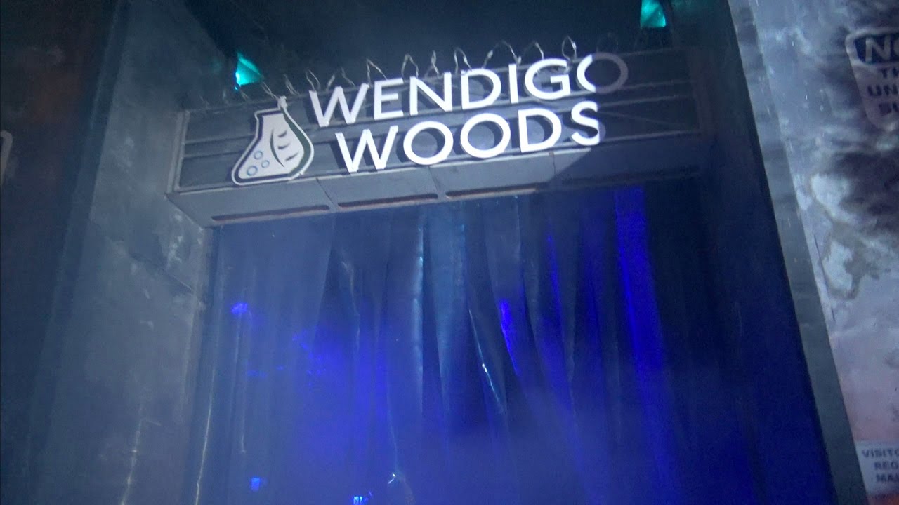 Wendigo Woods 60fps HD Walkthrough Busch Gardens Howl-O-Scream Evil ...