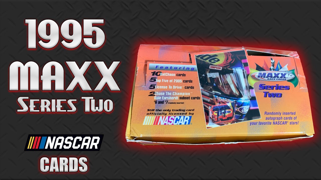1995 MAXX Series Two NASCAR cards find from Goodwill - YouTube