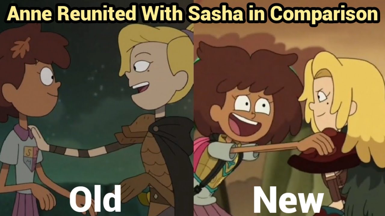 Anne Reunited With Sasha In Comparison, Old vs New | Amphibia (S1 EP19B ...