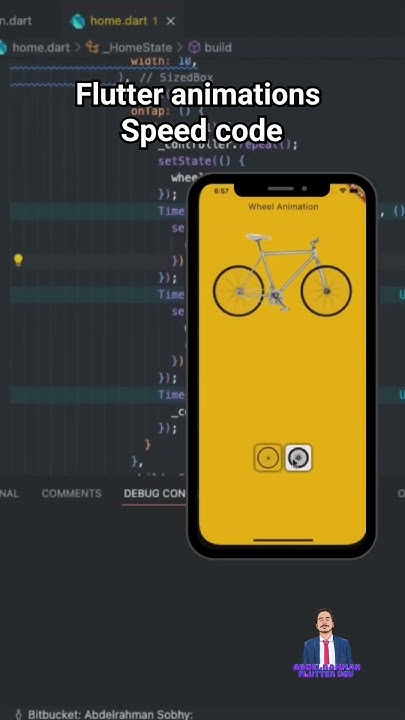 Flutter animations speed code #flutter #coding #mobileapp #mobiledeveloper #vscode # ...