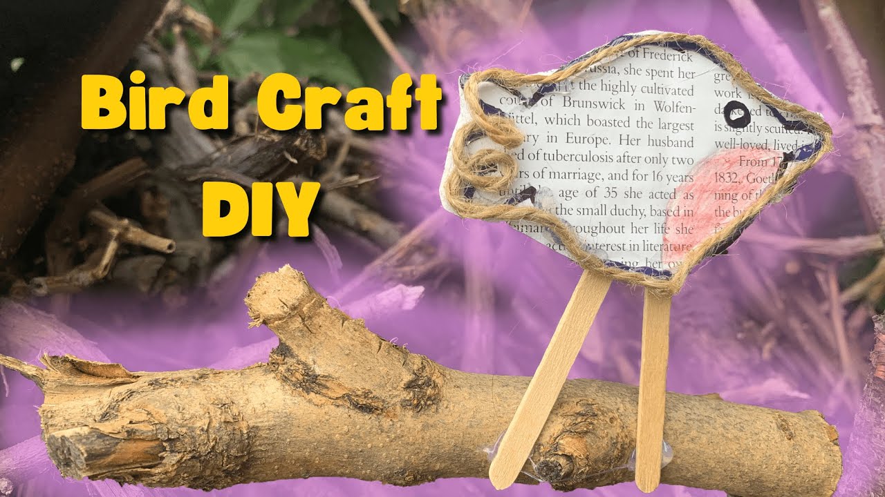 Easy Bird Craft DIY- KIDS craft - Craft Ideas - YouTube