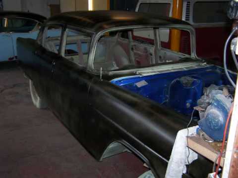 My '55 Chevy paint job 0001 - YouTube