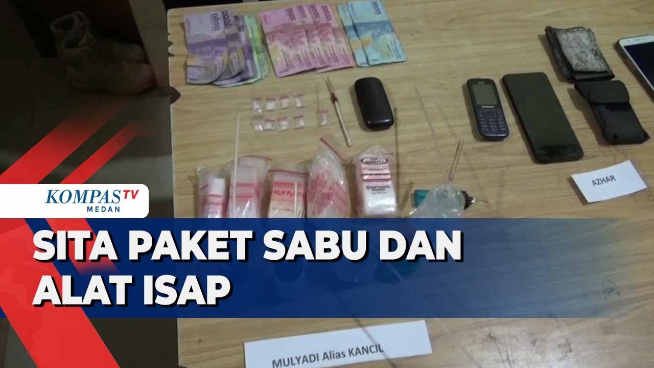 Polisi Sita Paket Sabu dan Alat Isap Saat Gerebek Kampung Narkoba di ...
