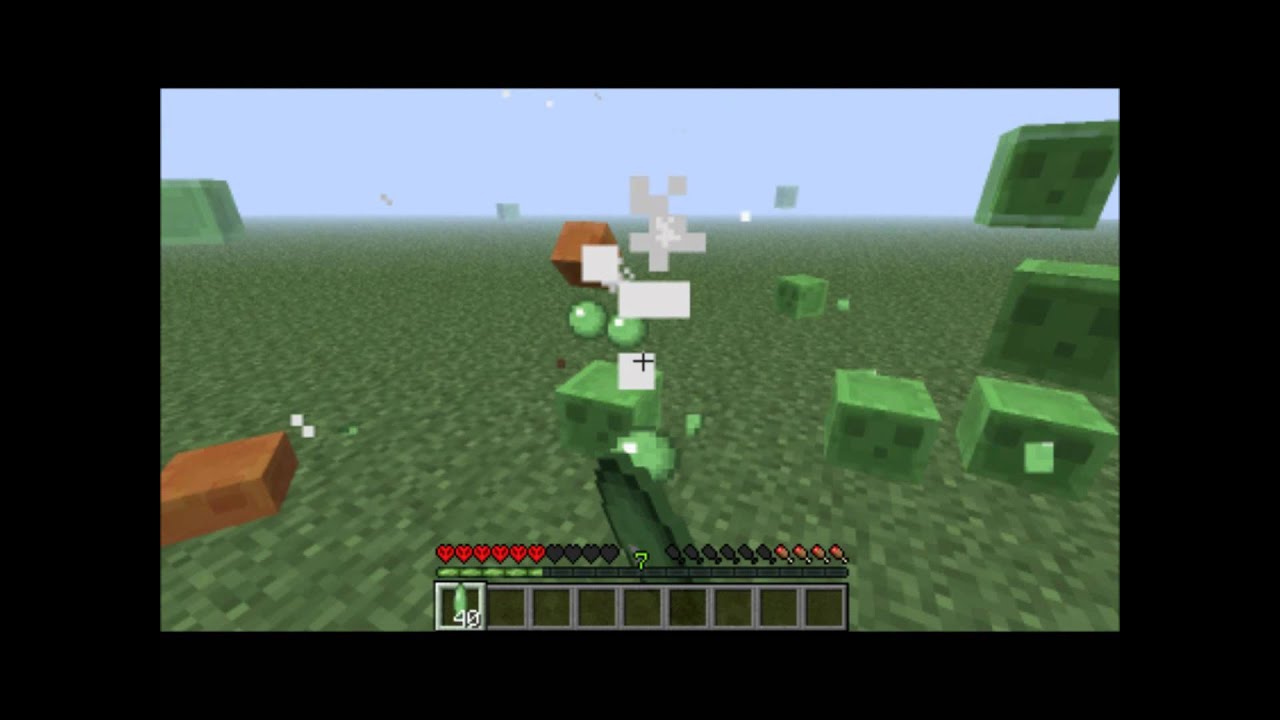 Minecraft: Slime Fight HardCore Super-Flat 1080p! - YouTube