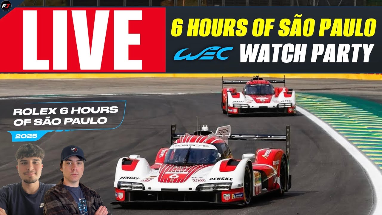 🔴 LIVE | WEC 6 Hours of São Paulo 2025 Watch Party - YouTube