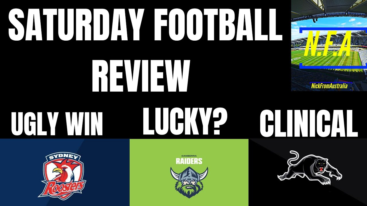 Saturday Football Review Round 12 2020 - YouTube