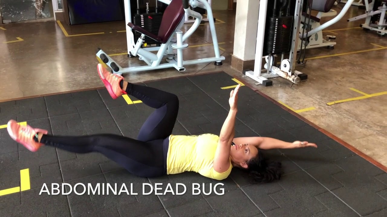ABDOMINAL DEAD BUG - YouTube