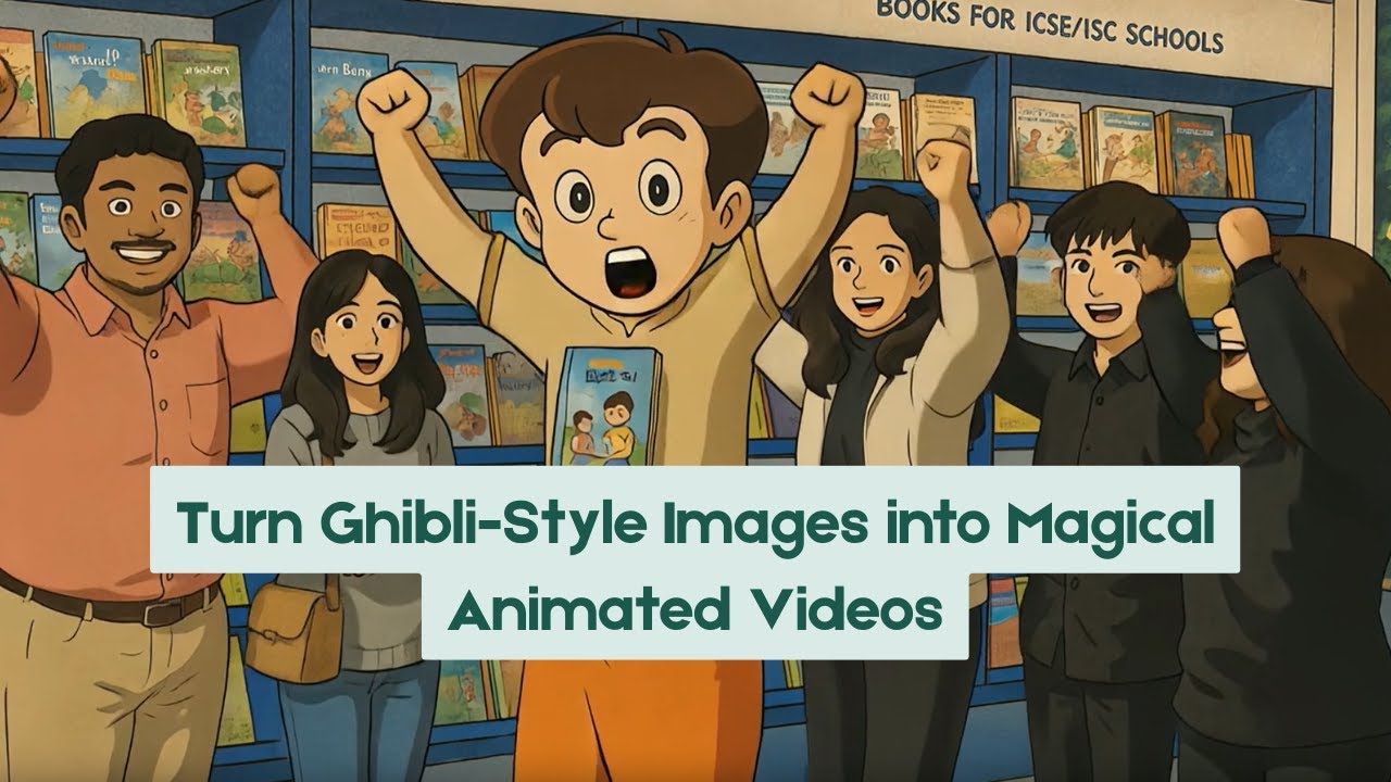 How to Turn Ghibli-Style Images into Magical Animated Videos? - YouTube