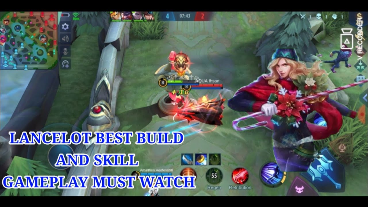 Lancelot best build and skill gameplay |NBS GAMING|MOBILE LEGENDS - YouTube