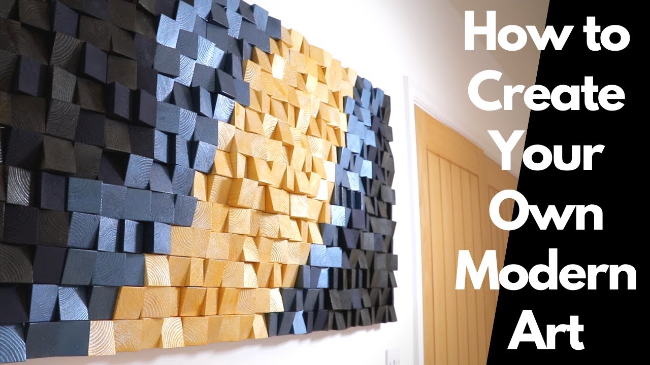How to Make Wall Art for Your Home - YouTube