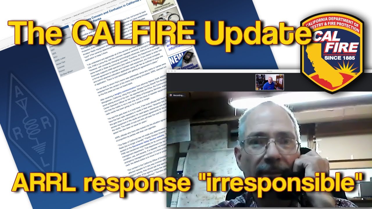 The CAL FIRE Ham Radio Update & Interview. The Facts Revealed - YouTube