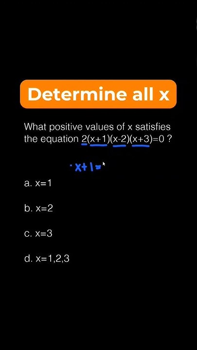 Find all the possible values of x! #math #maths #mathematics #shorts ...