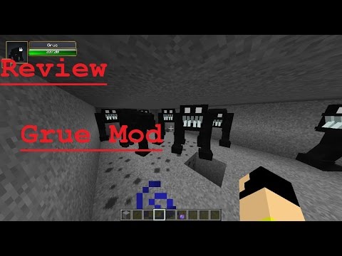 รีวิว Minecraft Grue Mod:ปีศาจในความมืด - YouTube